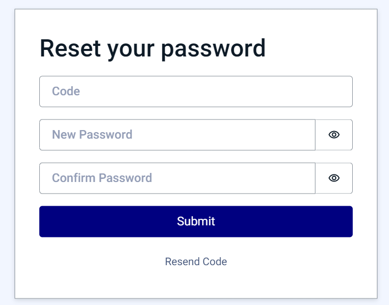 How do I reset my password?