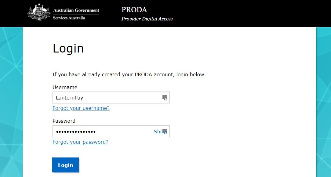 Activating your PRODA Device