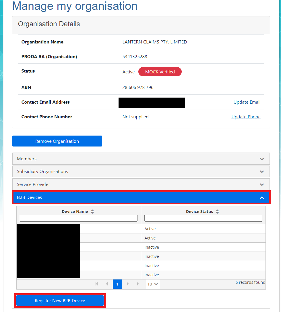 Activating your PRODA Device