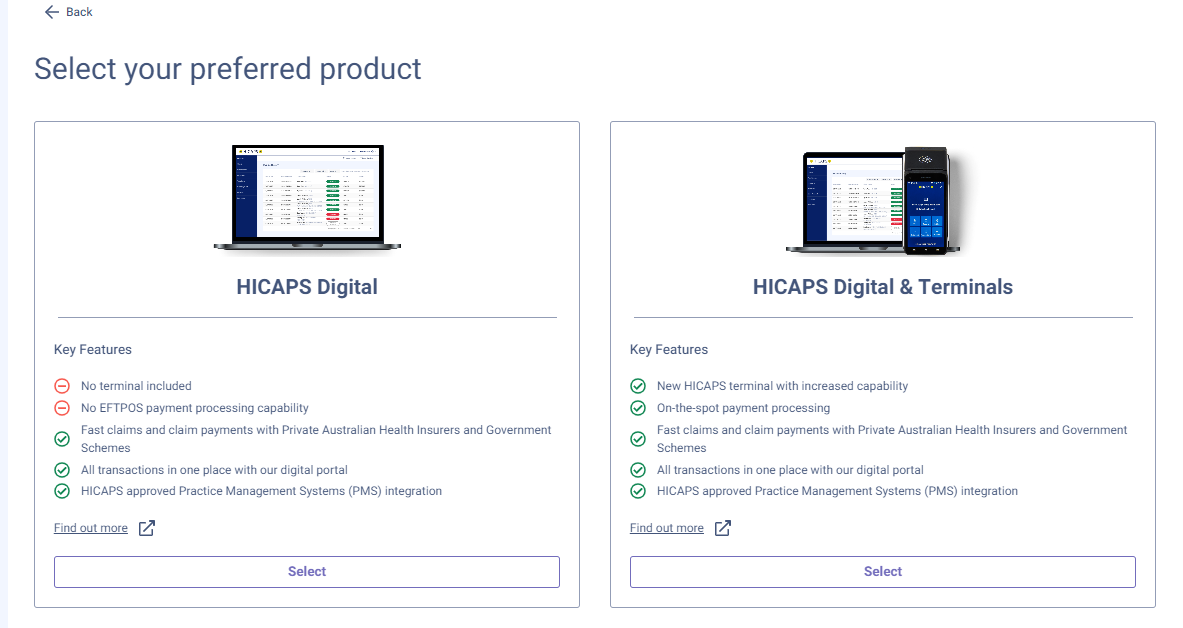 How do I get started on HICAPS Digital?