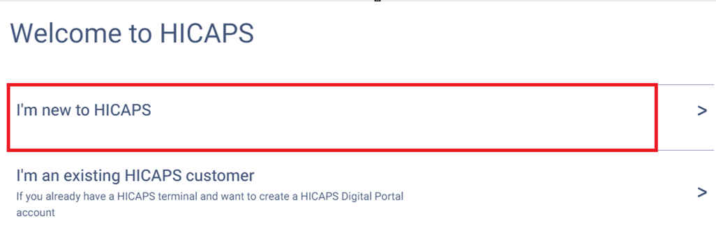 How do I get started on HICAPS Digital?