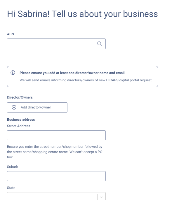 How do I get started on HICAPS Digital?
